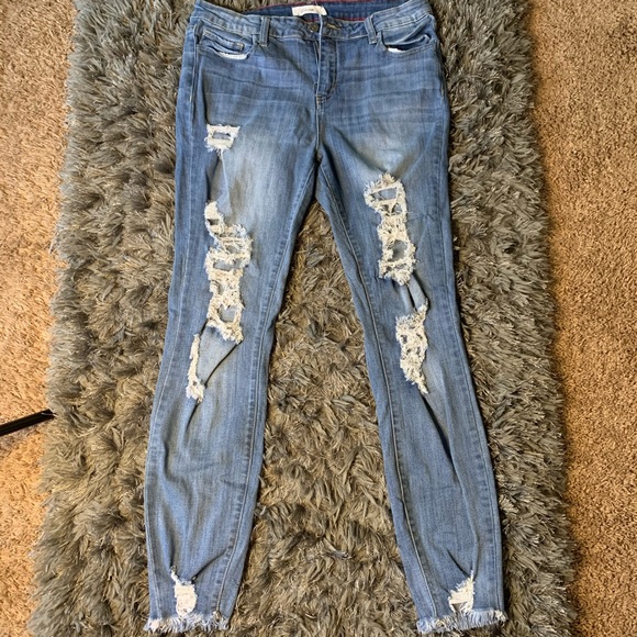 new square | Jeans | New Square Distressed Jeans | Poshmark